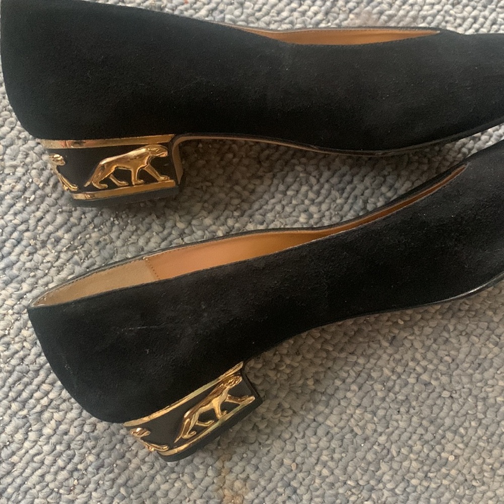 Ramon Tenza Vintage Low Pump With Gold Tigers!!! - Gem